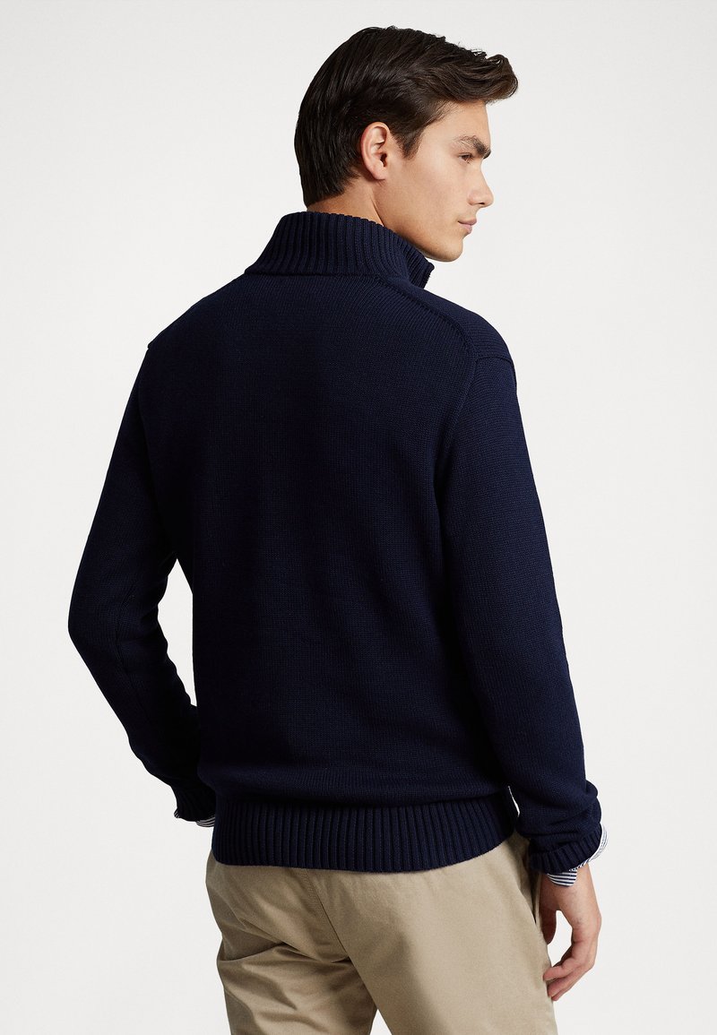 Polo Ralph Lauren LONG SLEEVE - Pulover - hunter navy/bleumarin ...