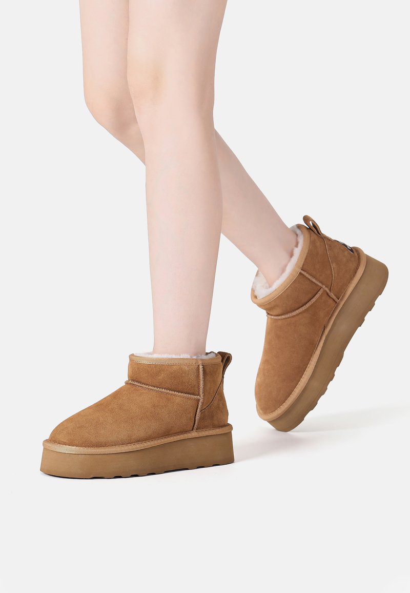 EVERAU HERON ULTRA MINI PLATFORM - Snowboot/Winterstiefel - chestnut ...