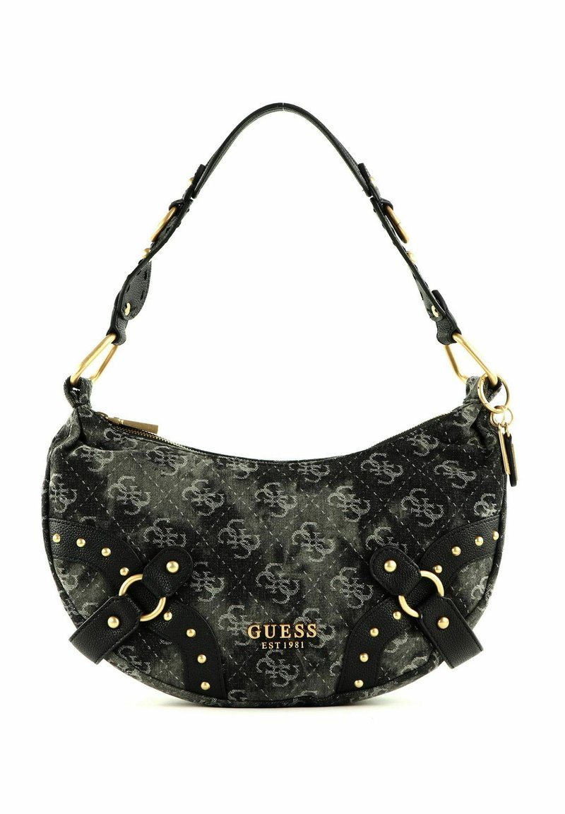 Guess NATALYA HOBO - Handtasche - denim logo/anthrazit - Zalando.ch
