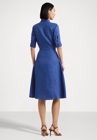 Lauren Ralph Lauren WAKANA ELBOW SLEEVE DAY DRESS - Blousejurk - indigo sail/blauw - Zalando.be