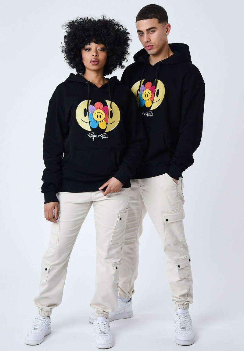 Project X Paris SMILEY SOURIRE - Hoodie - noir/zwart - Zalando.nl