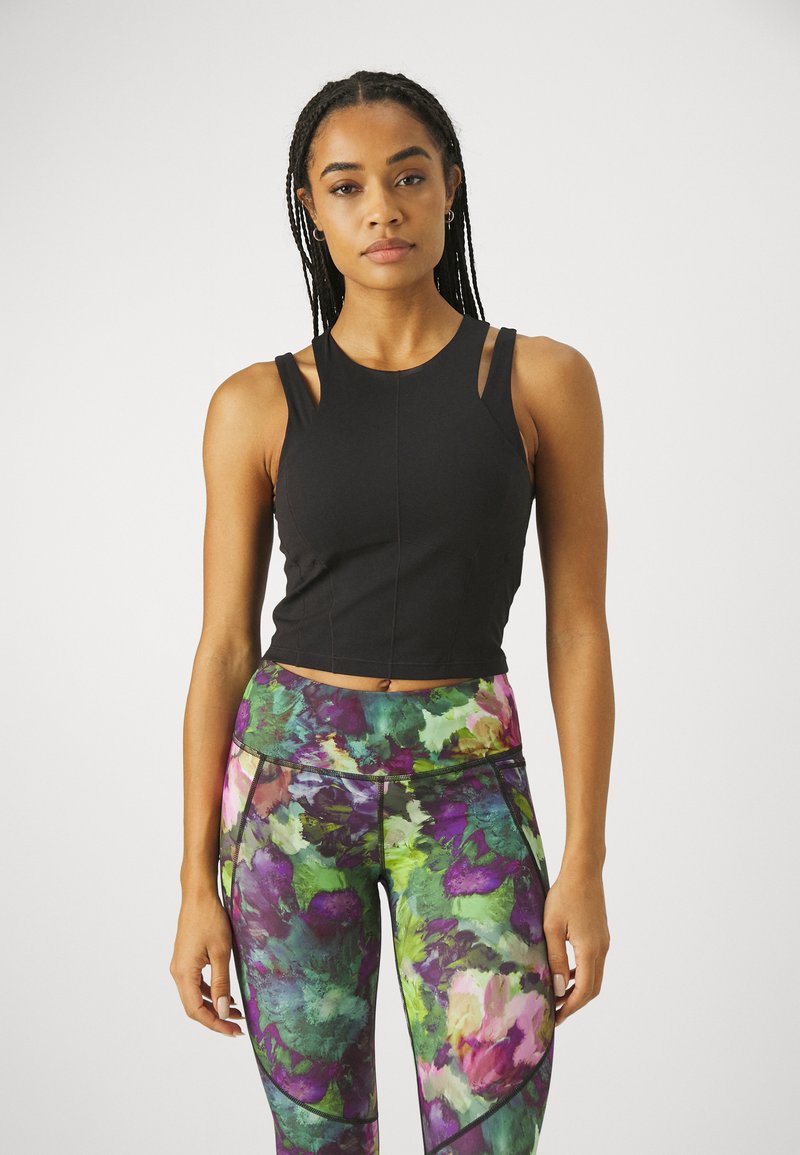 Sweaty Betty POWER CONTOUR WORKOUT TANK - Débardeur - black/noir ...