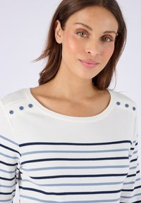 Damart RAYÉ INTERLOCK - Jumper - rayé marine bleu/blue - Zalando