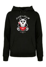 Merchcode TORC HAPPY PANDA - Kapuutsiga pusa - black/must - Zalando.ee