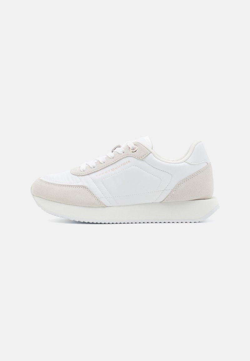 Tommy Hilfiger ESSENTIAL RUNNER - Baskets basses - white/blanc - ZALANDO.FR