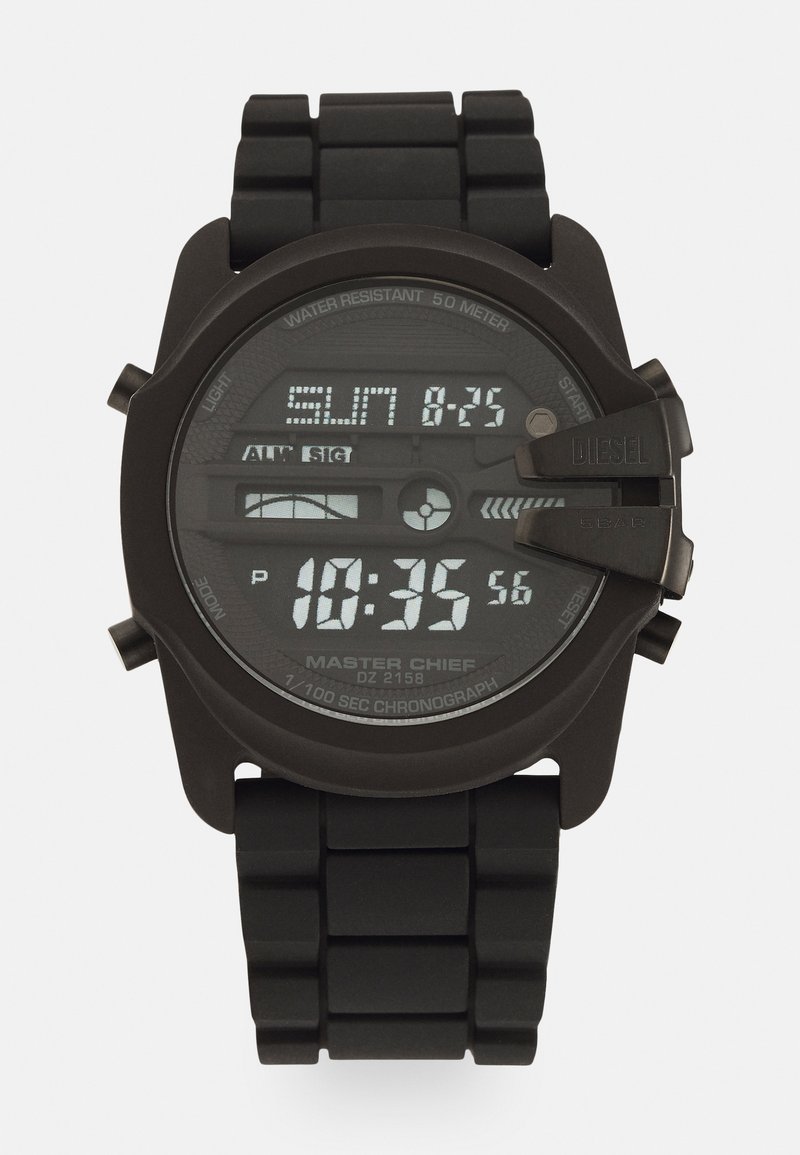 Diesel MASTER CHIEF - Digital watch - black - Zalando.co.uk