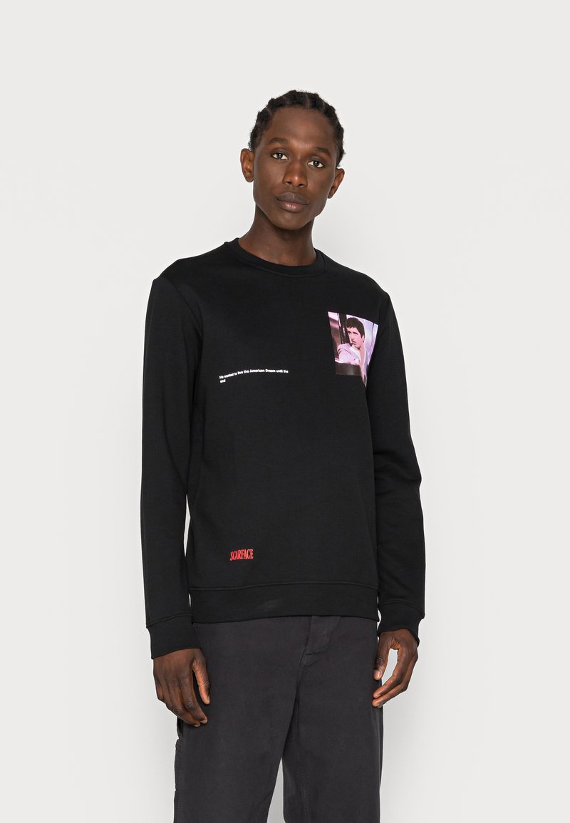 Only & Sons ONSDYLAN SCARFACE CREW - Sweatshirt - black - Zalando.co.uk