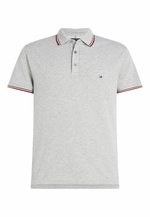 Tommy Hilfiger TIPPED SLIM - Poloshirt - light grey heather/hellgrau - Zalando.de