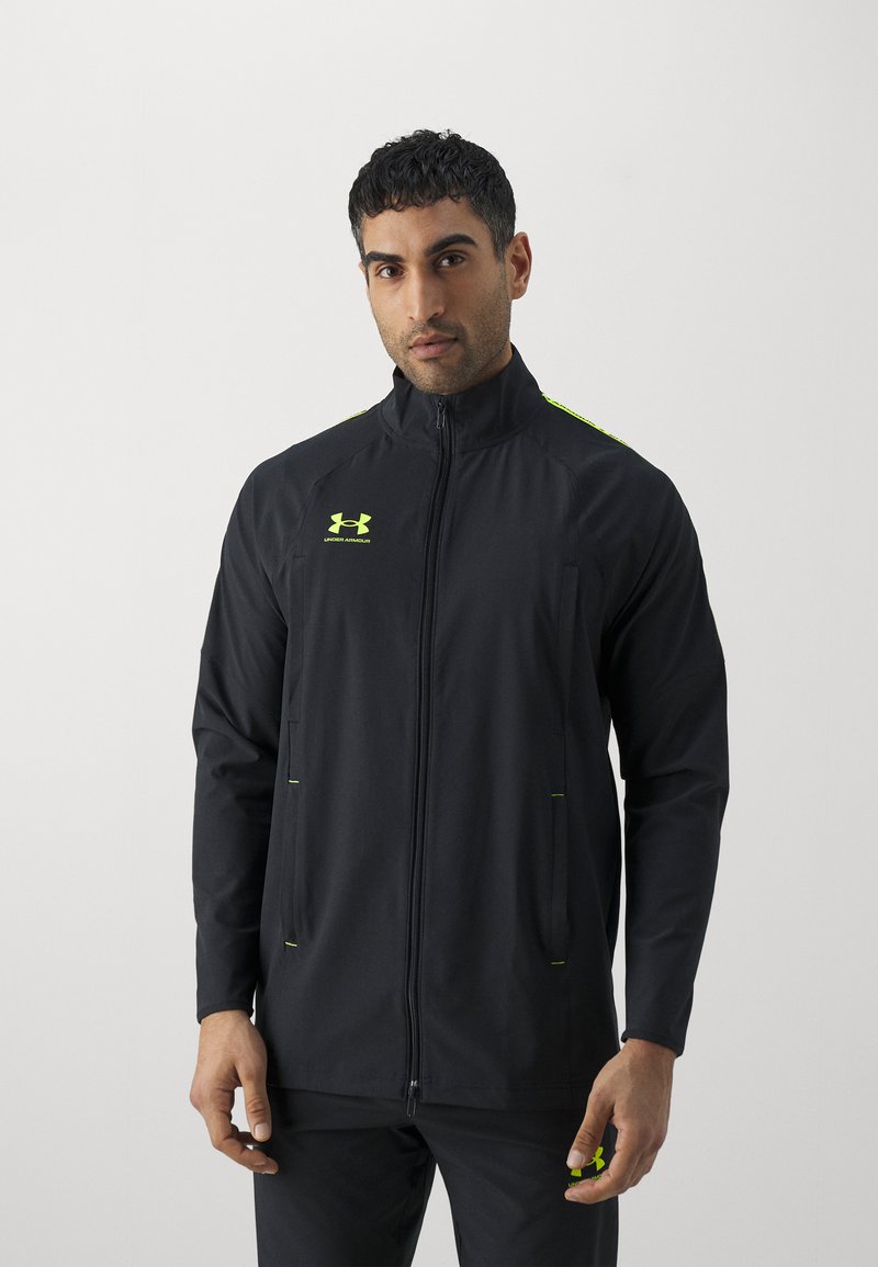 Under Armour CHALLENGER PRO JACKET - Trainingsvest - black/high-vis ...