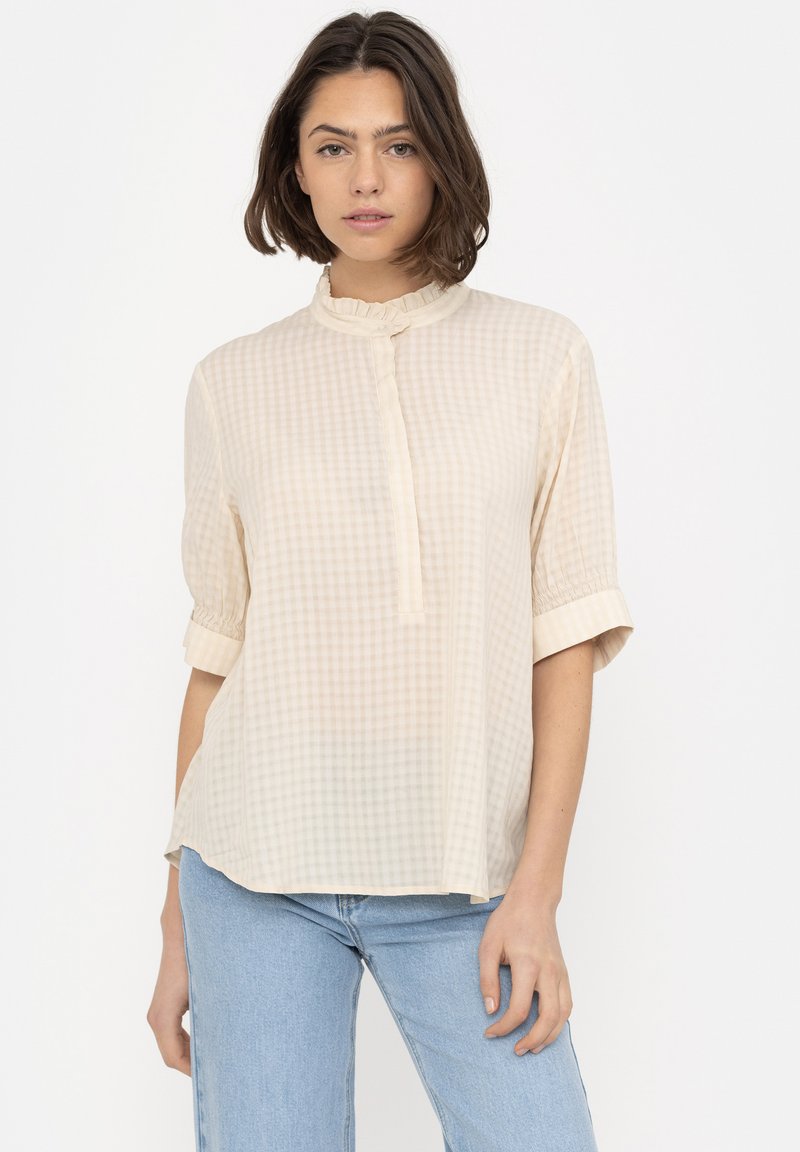 Soft Rebels SRFIE MATILDA - Blouse - whitecap gray/beige - Zalando.ie