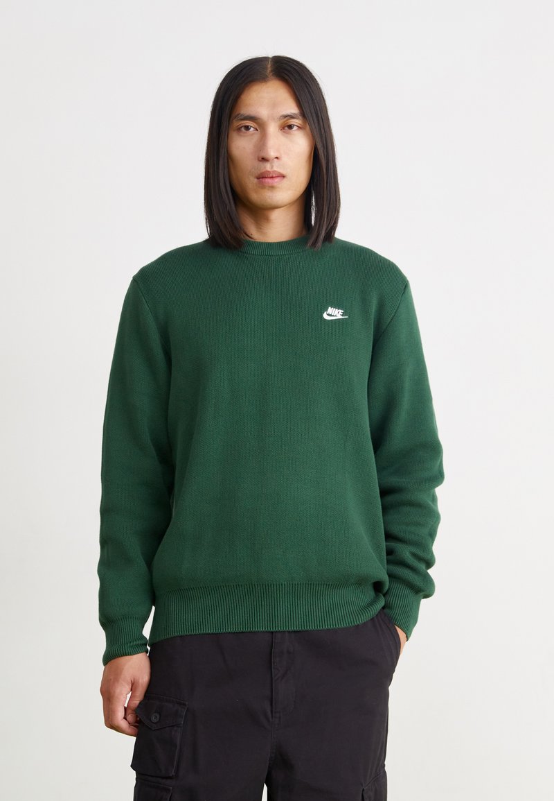 Nike Sportswear CREW - Jumper - fir/white/green - Zalando.ie