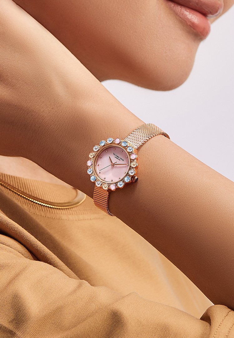 Victoria Hyde PETALS SQUARE - Klocka - rose gold-coloured ...