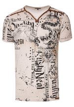Rusty Neal T-Shirt print - stone/grau - Zalando.de