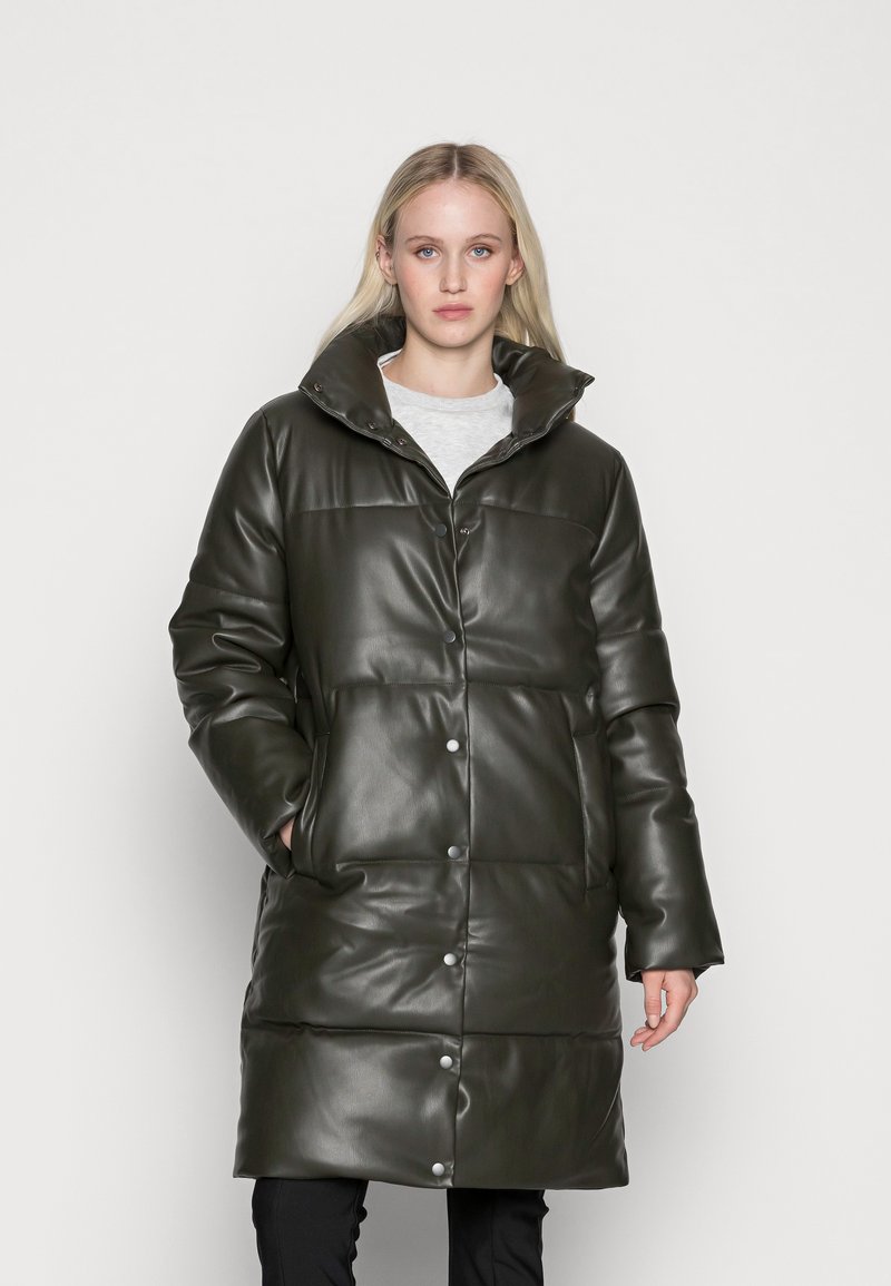 Vero Moda VMBELLAAUDREY LONG COATED JACKET - Winter coat - peat/dark ...