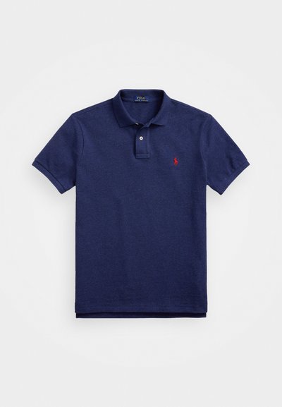 Polo Ralph Lauren SLIM FIT MESH POLO SHIRT - Poloshirt - spring navy heather/blauw - Zalando.nl