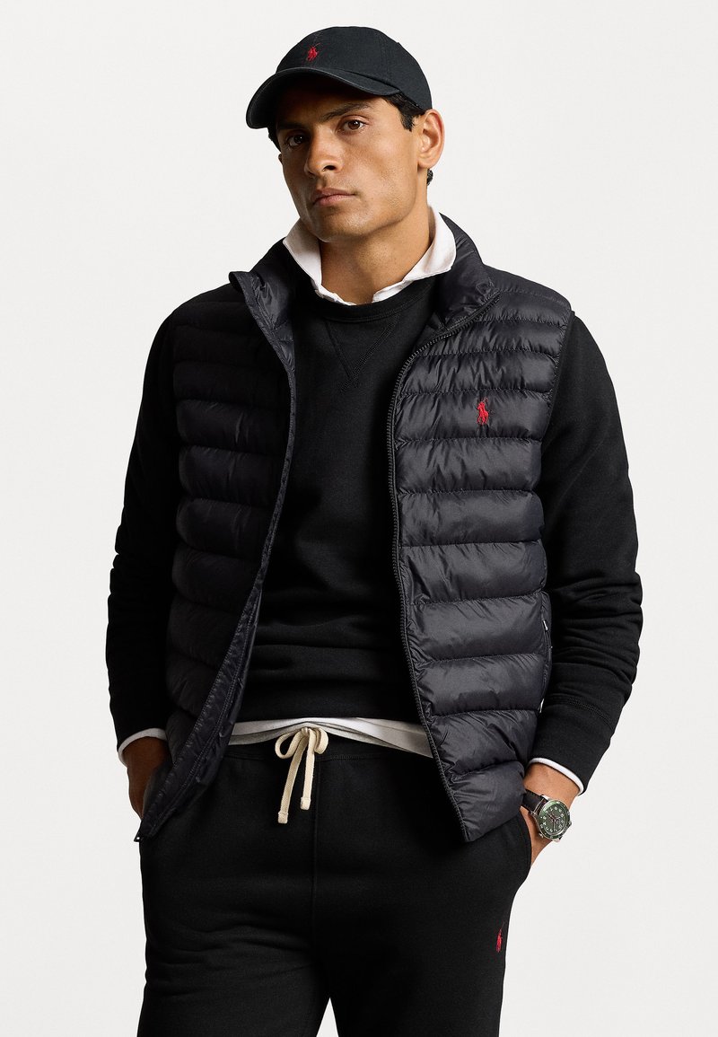 Polo Ralph Lauren THE COLDEN PACKABLE VEST - Waistcoat - black ...