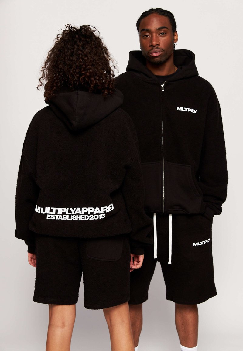 Multiply Apparel BRUSHED - Sweatjacke - black/schwarz - Zalando.at