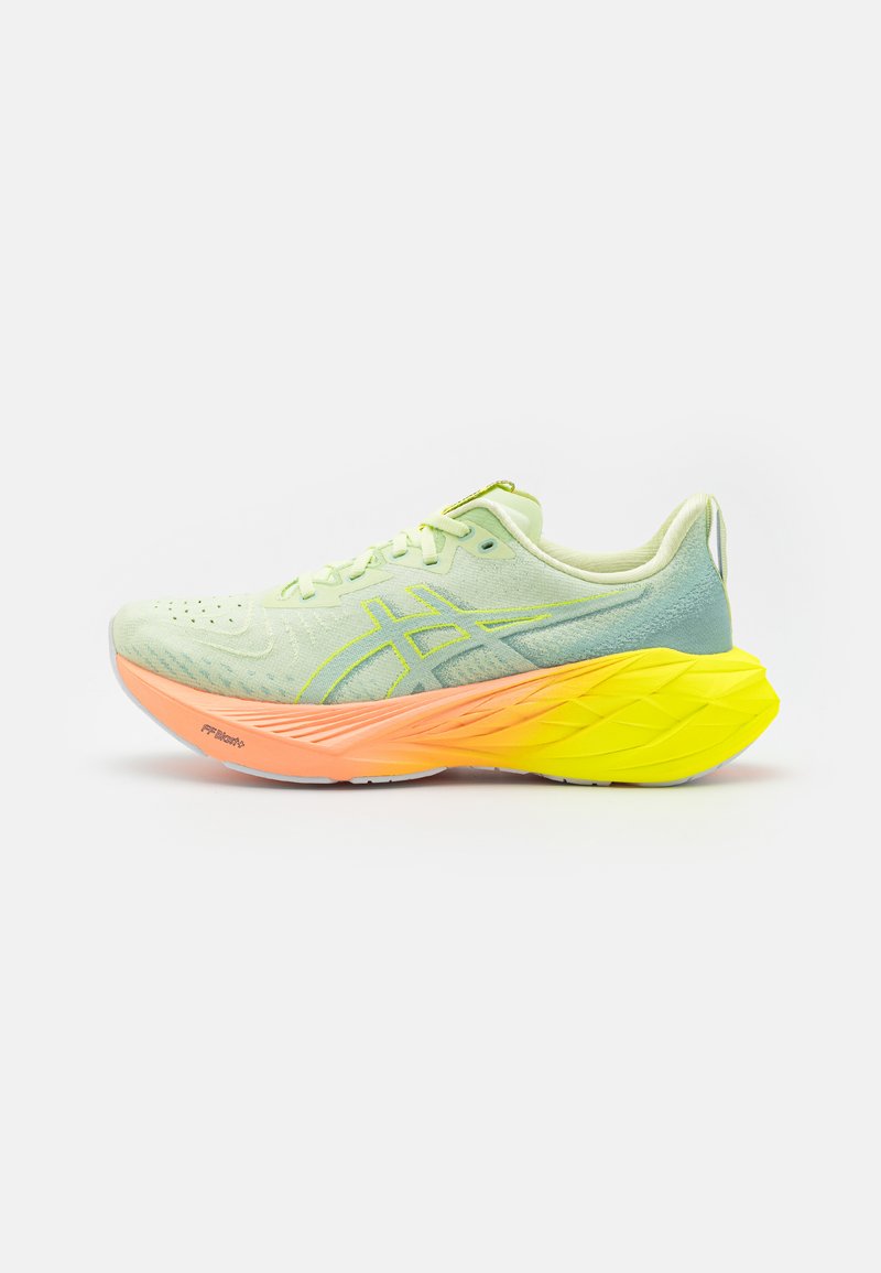 ASICS NOVABLAST 4 PARIS - Road running shoes - cool matcha/safety ...