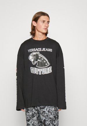 Versace Jeans Couture COLLEGE - T-Shirt print - black/schwarz - Zalando.at
