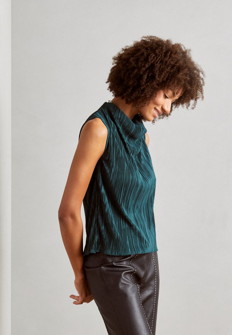Anna Field Top - dark green - Zalando.ie