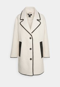 DKNY BUTTON COAT - Klasikinis paltas - vanilla/beveik balta - Zalando.lt