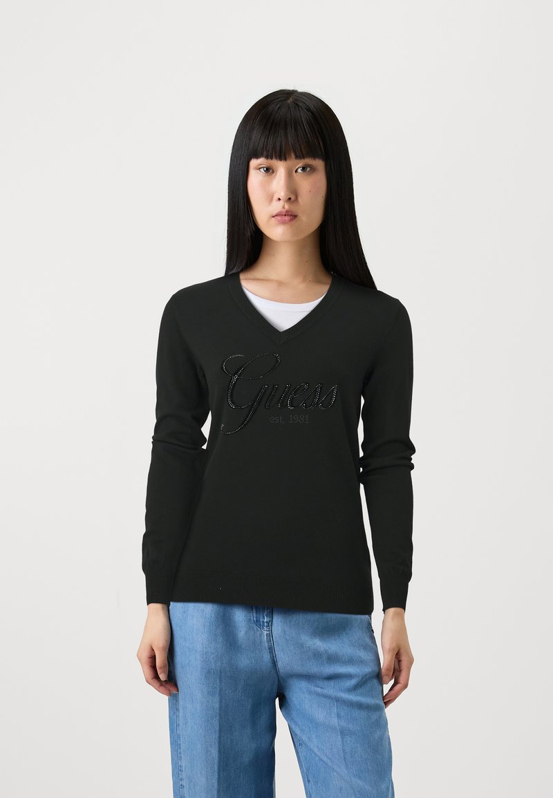 Guess MEGAN - Sweter/czarny - Zalando.pl