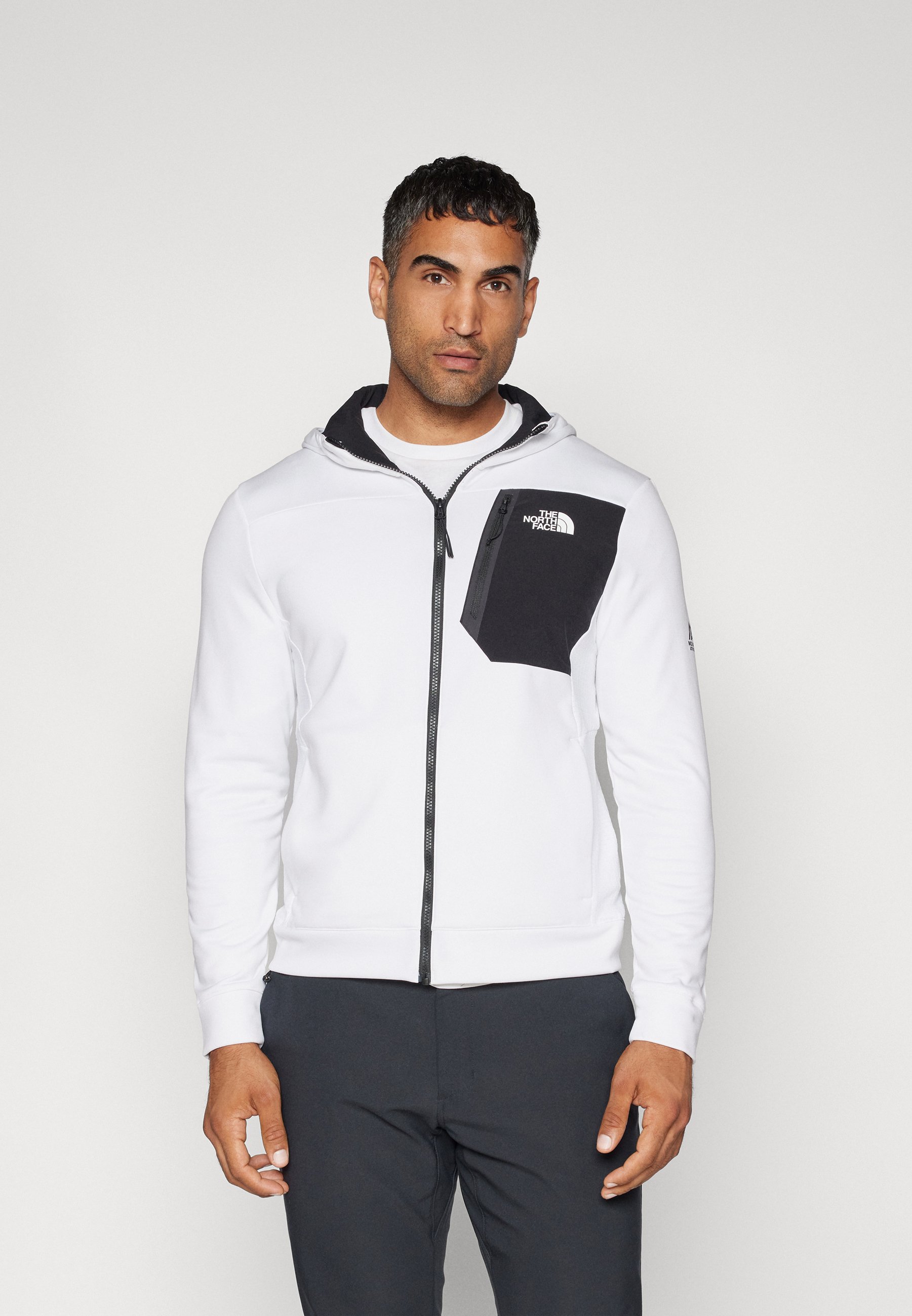 The North Face Fleecejacke white black weiB Zalando