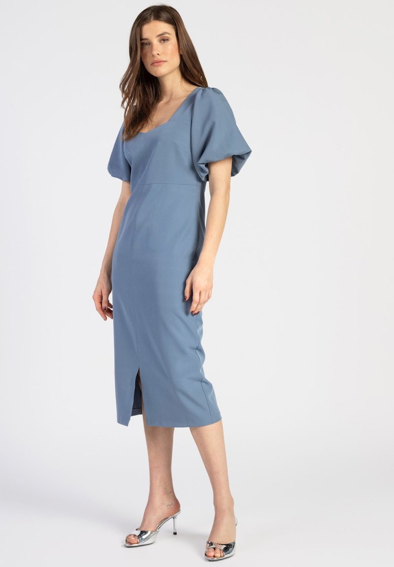 Aaiko IVY VIS - Jurk - blue cement/blauwgrijs - Zalando.be