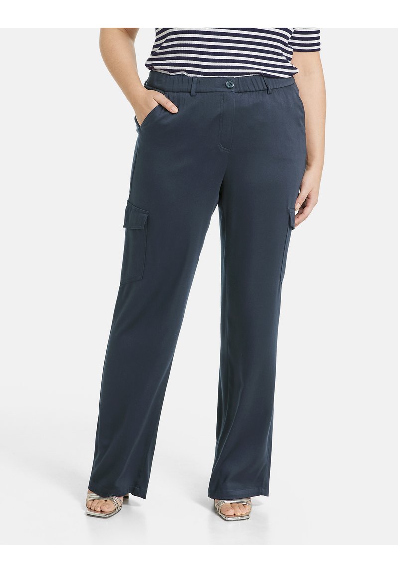 Samoon Cargohose - navy/dunkelblau - Zalando.de