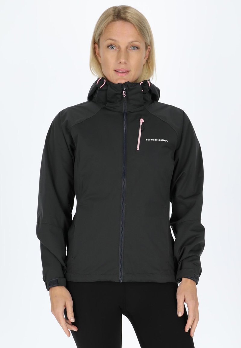 Swedemount ON COURSE - Training jacket - charcoal light pink/dark grey ...
