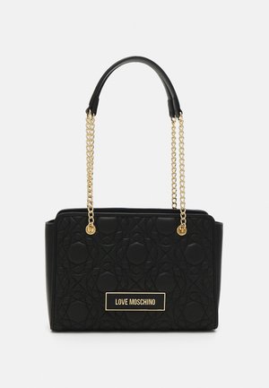 Love Moschino HEART CORNER - Sac à main - nero/noir - ZALANDO.FR