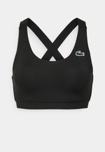 Lacoste Sport BRA ACTIVE - Light support sports bra - black - Zalando.de