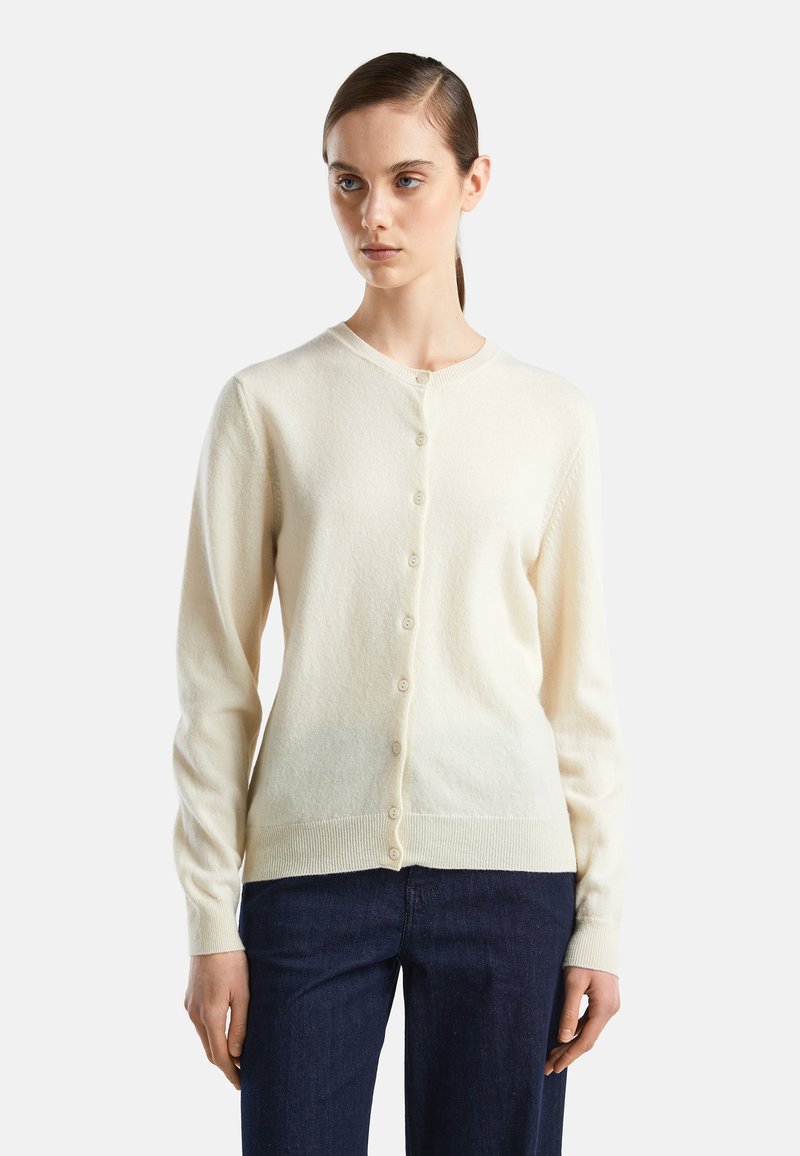 United Colors of Benetton MERINO CREW NECK - STRICKJACKE - Cardigan ...