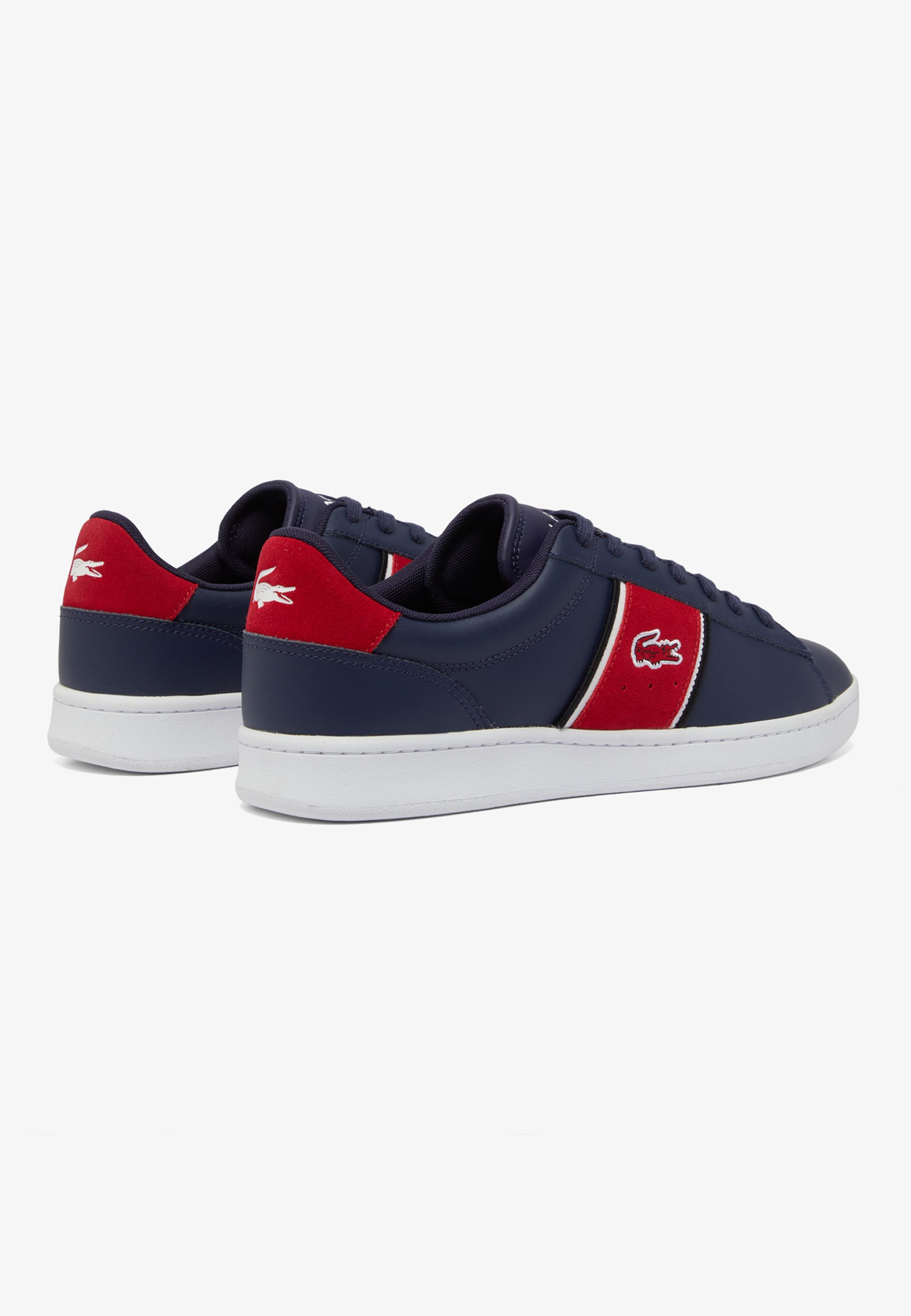 Lacoste CARNABY Baskets basses nvy red bleu ZALANDO.FR