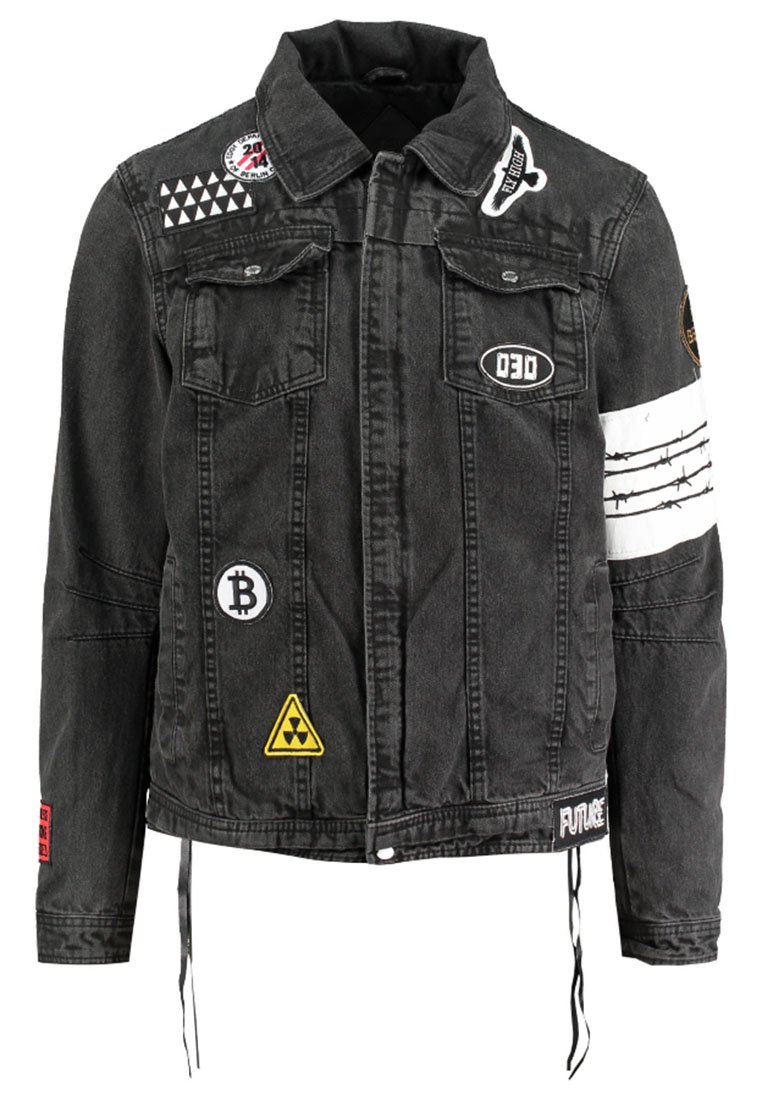 Be Edgy Denim jacket - black/black denim - Zalando.de