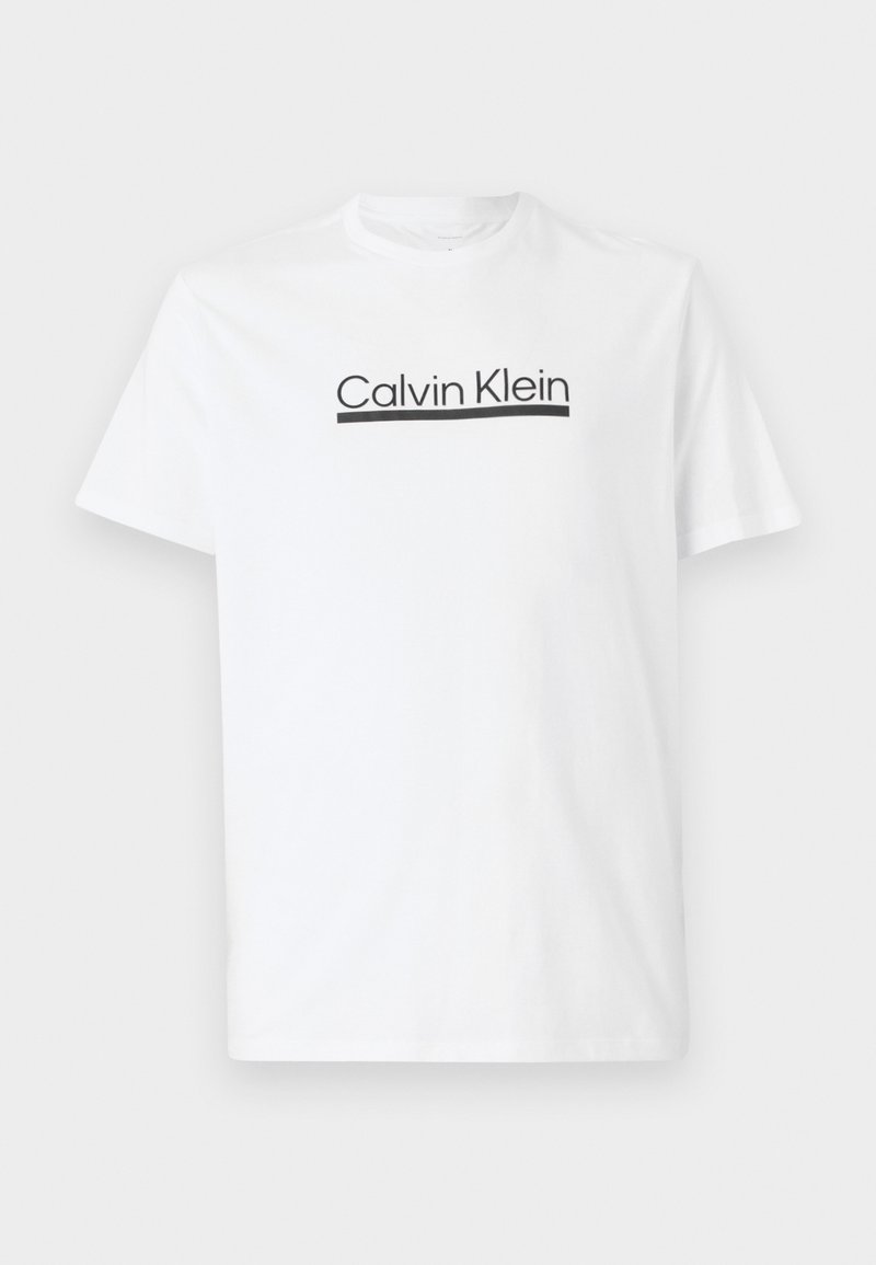 Calvin Klein UNISEX - Print T-shirt - bright white/white - Zalando.co.uk