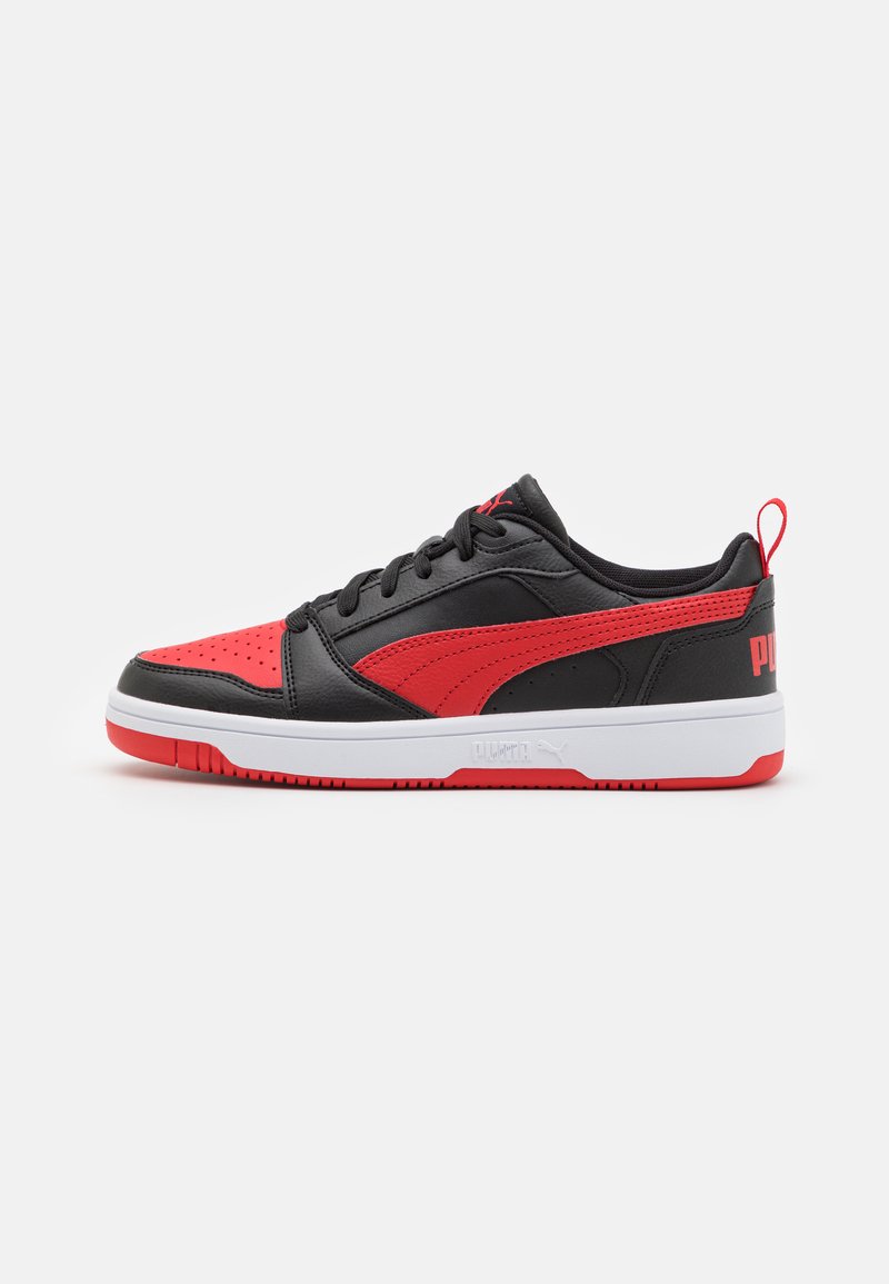 Puma REBOUND V6 UNISEX - Sneakers - black/for all time red/rød - Zalando.dk