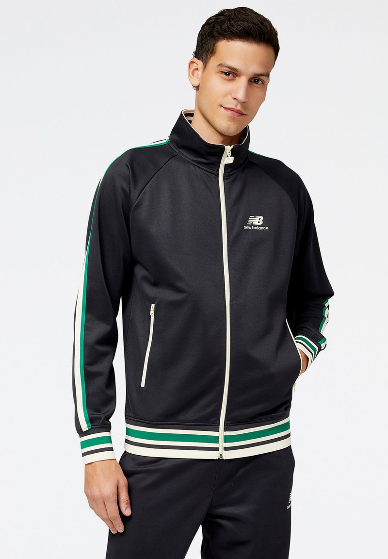 New Balance NB ATHLETICS RUN - Training jacket - phantom/dark grey ...