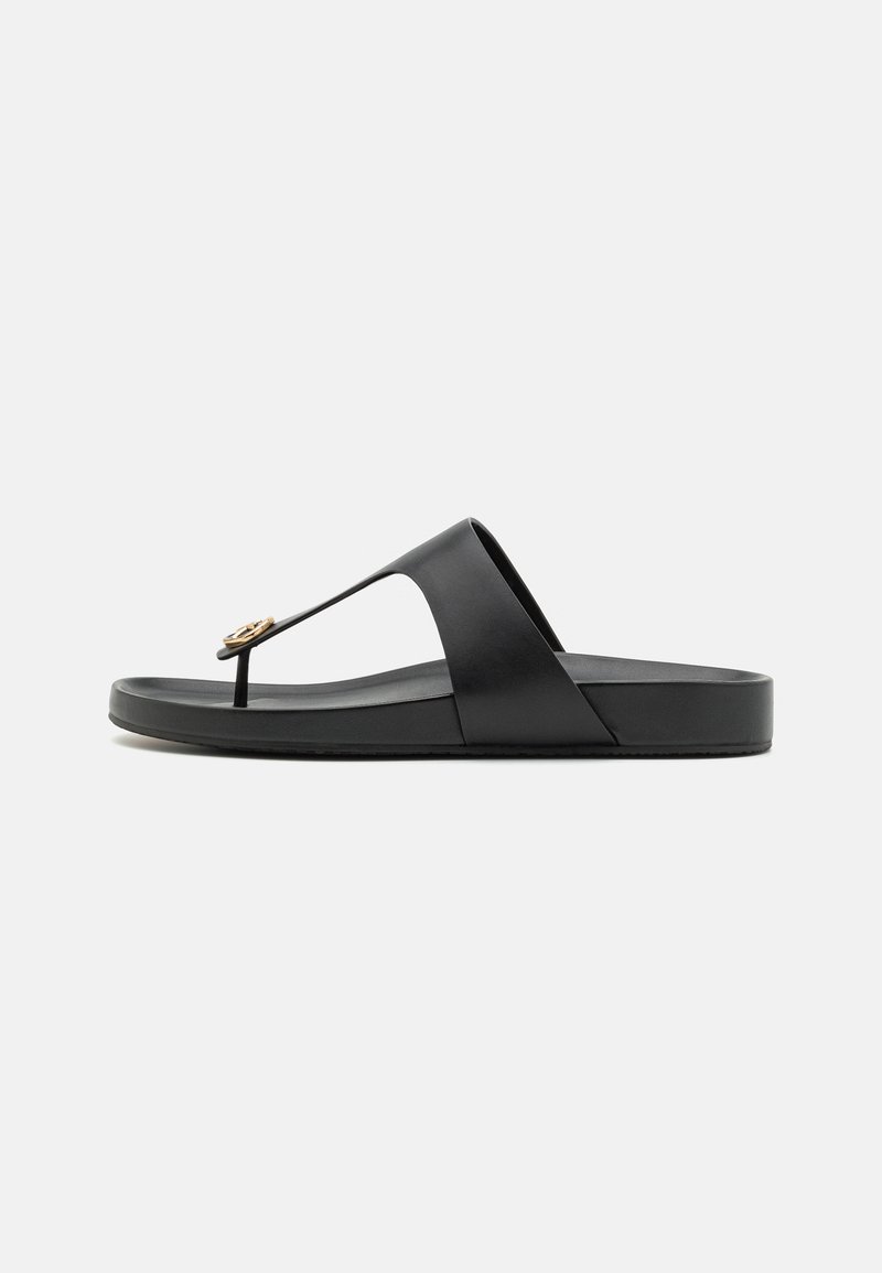 MICHAEL Michael Kors LUCINDA THONG - T-pántos szandálok - black/fekete ...