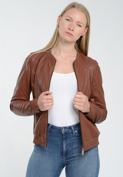 Maze SALLY - Leren jas - red/rood - Zalando.be