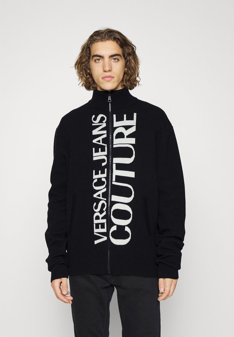 Versace Jeans Couture BASIC LOGO - Cardigan - black/nero - Zalando.it