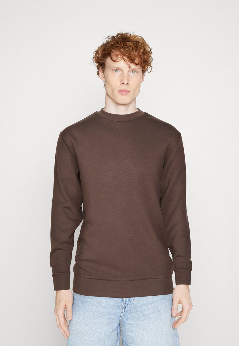 Selected Homme SLHEMANUEL CREW NECK - Sweatshirt - morel/brun - Zalando.no
