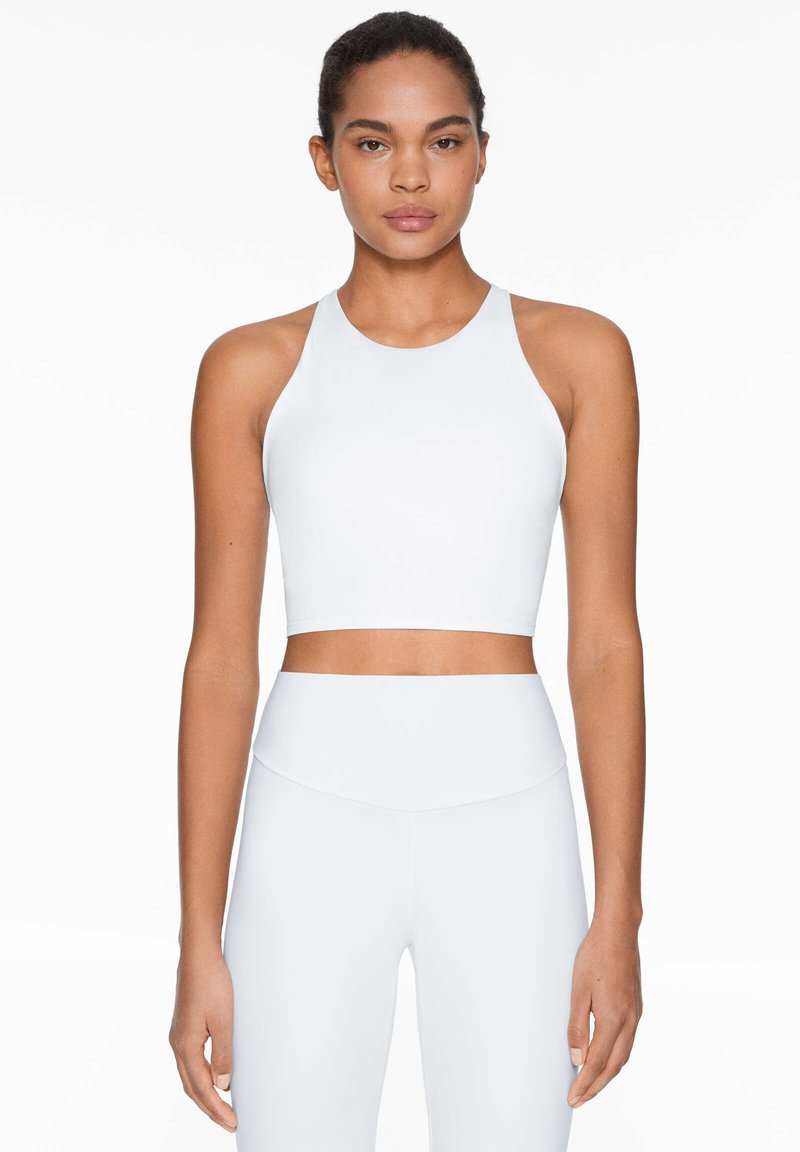 OYSHO COMFORTLUX STRAP TANK - Top - white/weiß - Zalando.de