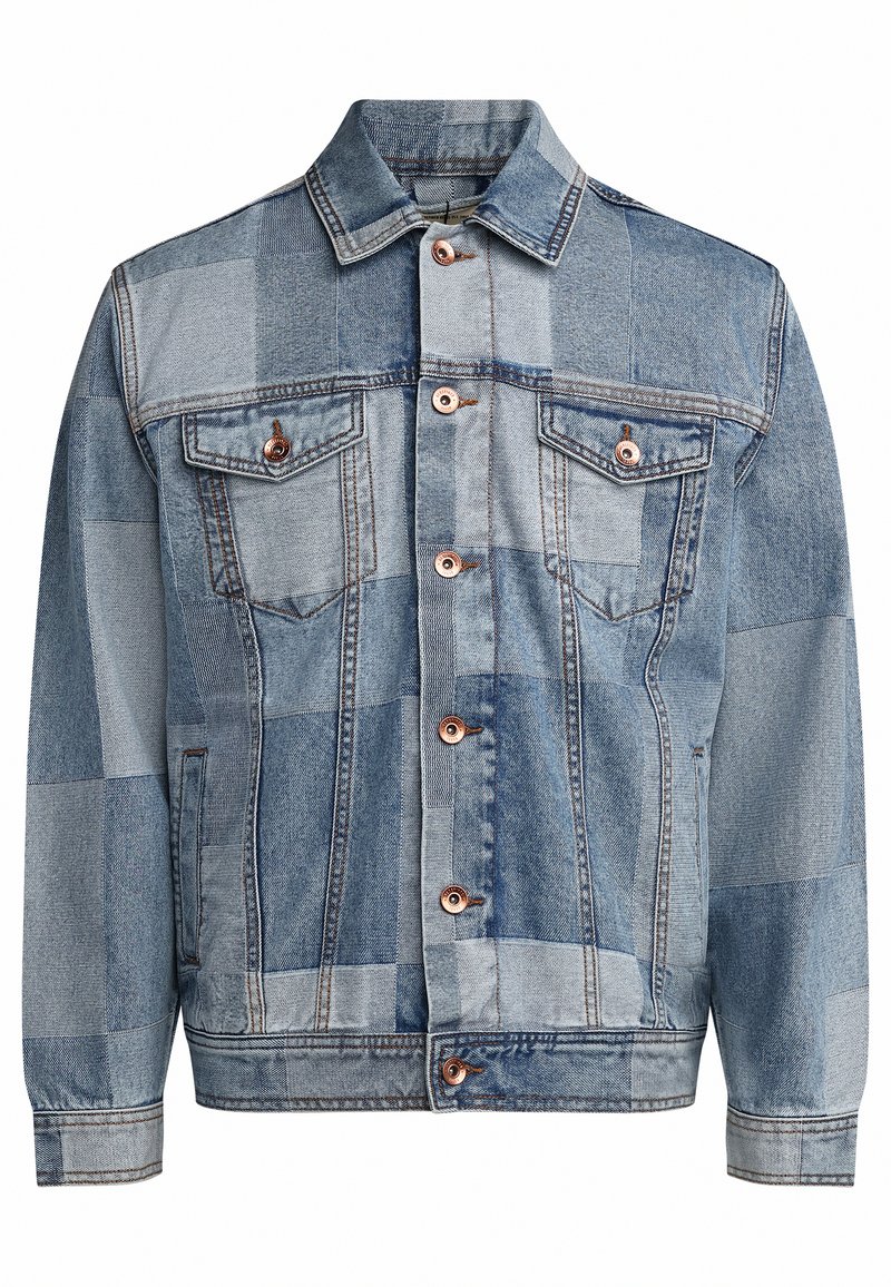 Redefined Rebel BAKER PATCH JACKET - Denim jacket - light blue ...