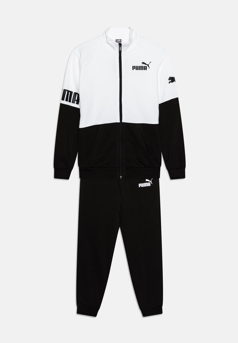 Puma POWER SUIT SET UNISEX - Trainingspak - black/zwart - Zalando.nl