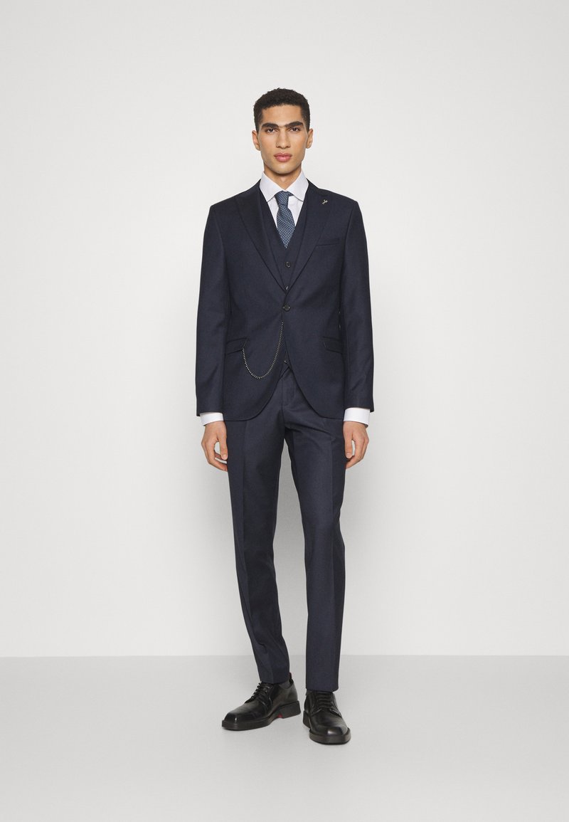 Shelby And Sons Eltham Set Anzug Navy Dunkelblau Zalando De