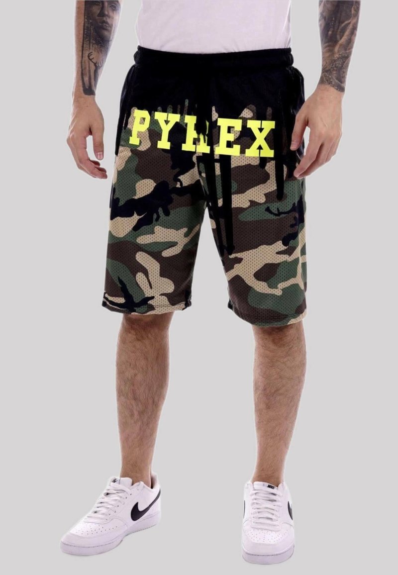 Pyrex BERMUDA - Shorts - comouflage/verde scuro - Zalando.it