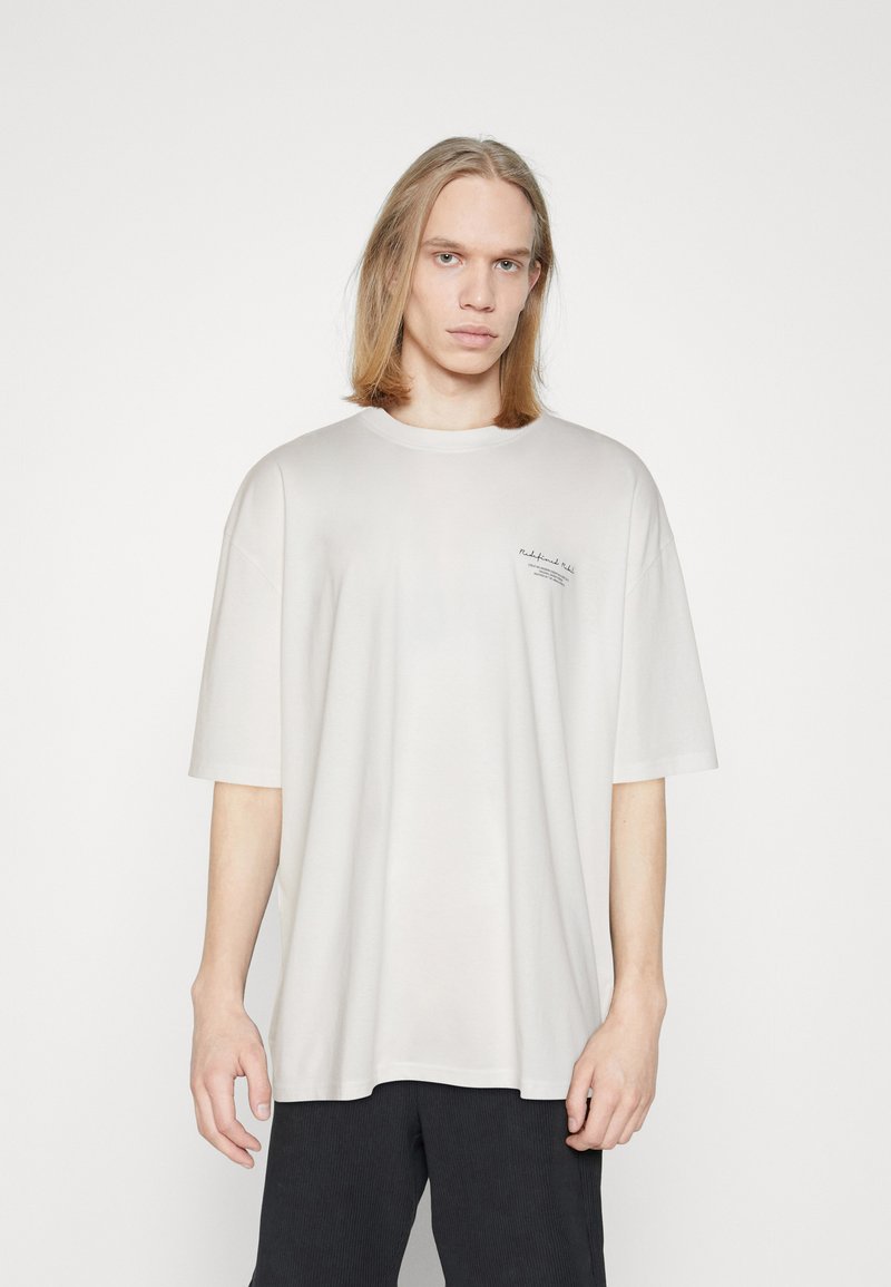 Redefined Rebel RRRAYMOND TEE PLUS - T-shirts print - pristine/offwhite ...