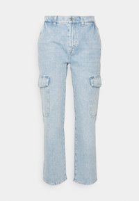 7 for all mankind LOGAN AIRWAVE - Straight leg jeans - light blue/blue ...