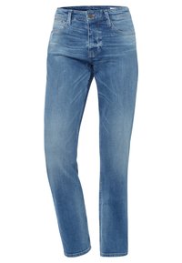 Cross Jeans DYLAN - Jeans Straight Leg - washedmidblue/blue denim ...